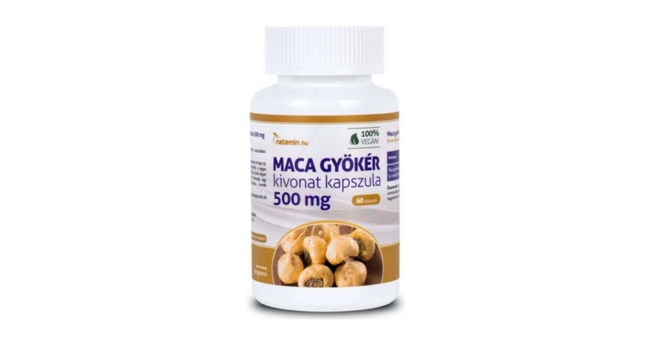 Netamin maca gyökér kivonat 500mg kapszula, 60x - Premierveda Webáruház