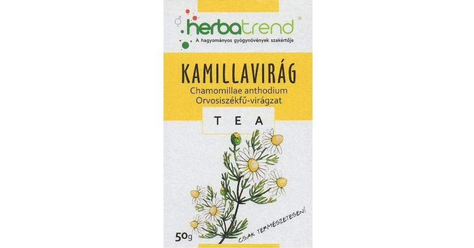 Herbatrend Kamillavirág filt.tea 20x2,5g 50g - Premierveda Webáruház